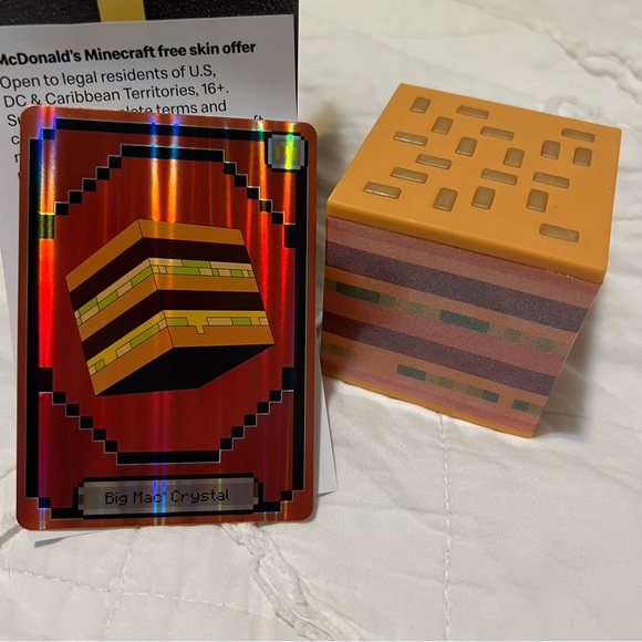 McDonald's | Toys | Mcdonalds Minecraft Adult Happy Meal Big Mac ...